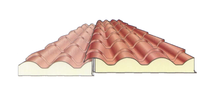 IsoCoppo imitacija krovnog crijepa - Izoforma-paneli